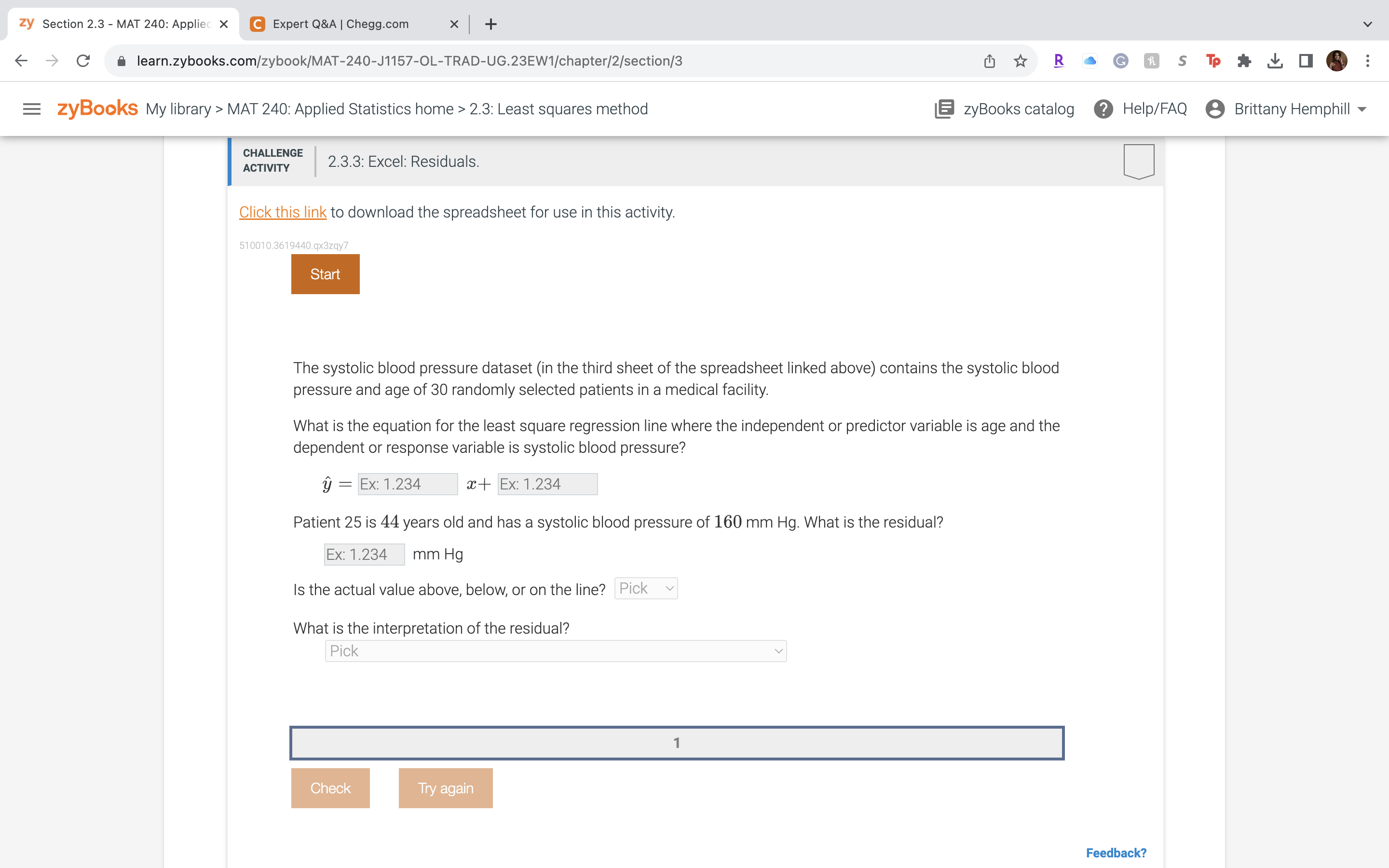 Solved Click this link to download the spreadsheet for use | Chegg.com