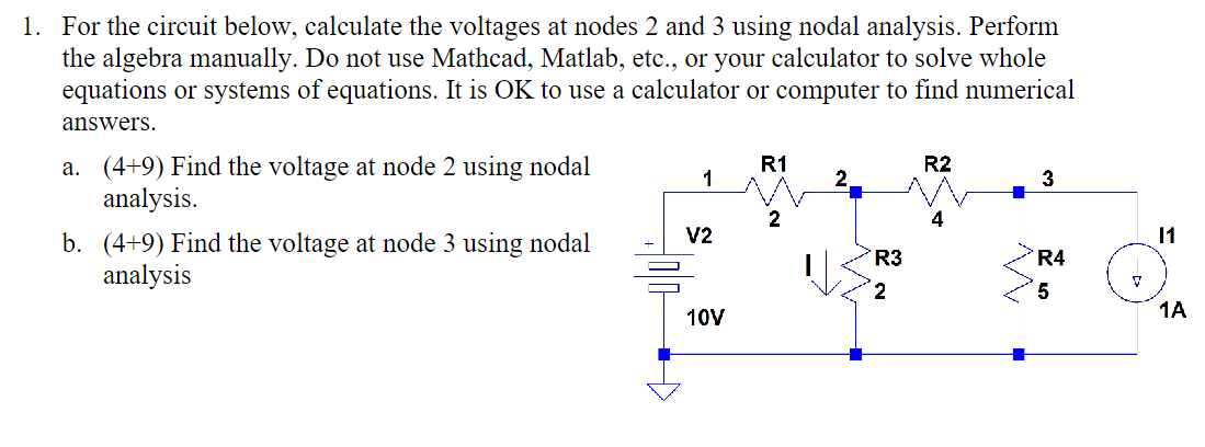[Solved]: Question 2 please, using question 1 circuit.