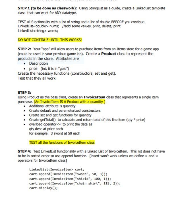 Solved Please code in simple C++ with separate files!! | Chegg.com