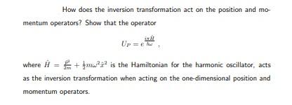 Solved How does the inversion transformation act on the | Chegg.com