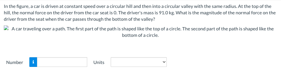 Solved In the figure, a car is driven at constant speed over | Chegg.com