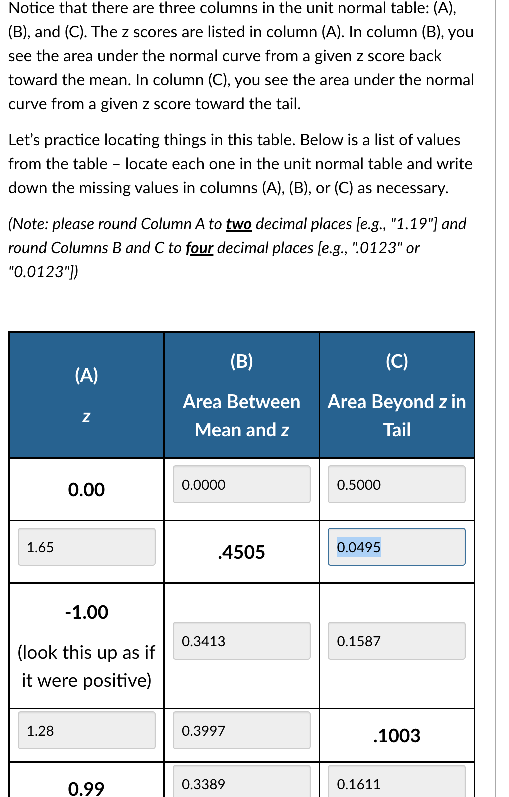 Solved Notice that there are three columns in the unit | Chegg.com