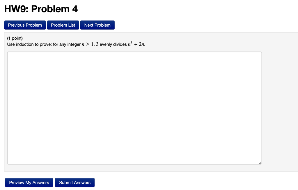 Solved HW9: Problem 4 Previous Problem Problem List Next | Chegg.com