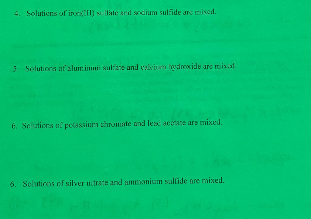 Solved Write the balanced equation and total net ionic | Chegg.com