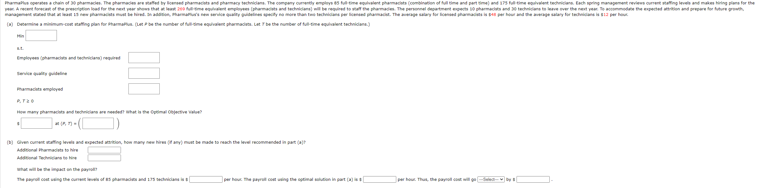 Solved Consider the linear program below and answer the | Chegg.com