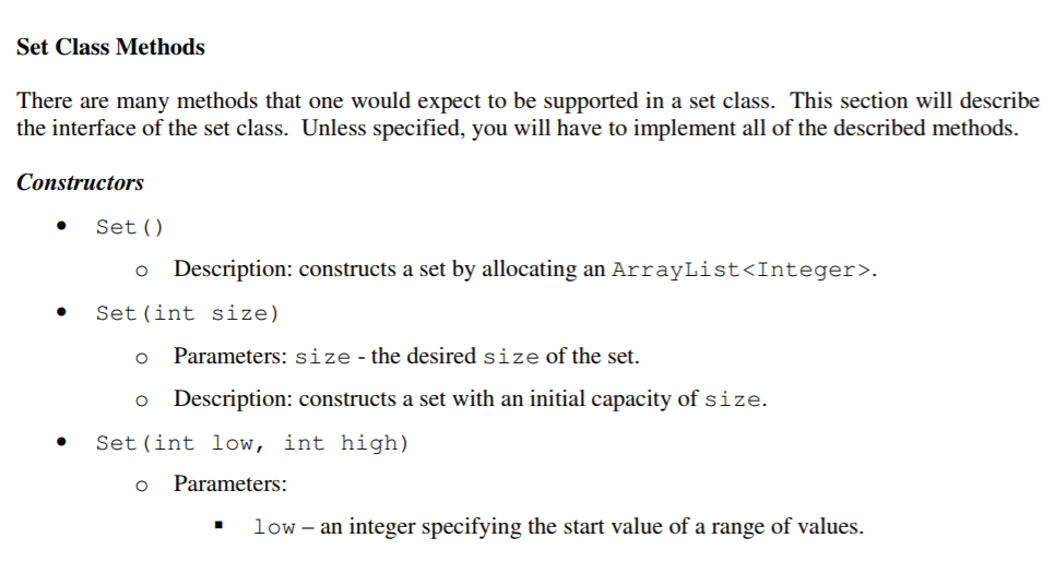 JAVA. I need help completing this assignment. PLEASE | Chegg.com