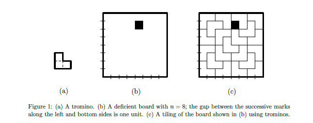 A tromino is an object consists of three 1 x 1 | Chegg.com