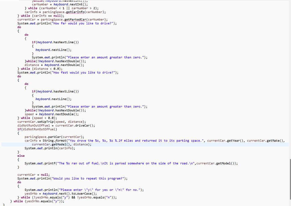 Solved Part2. After you are comfortable with the Car class, | Chegg.com