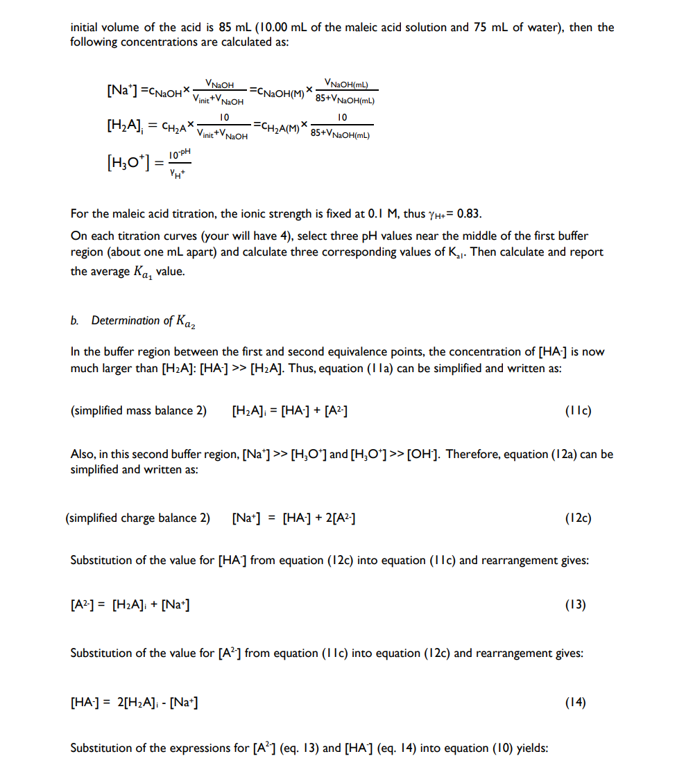 A. Gran Plots In the present analysis, you will use a | Chegg.com