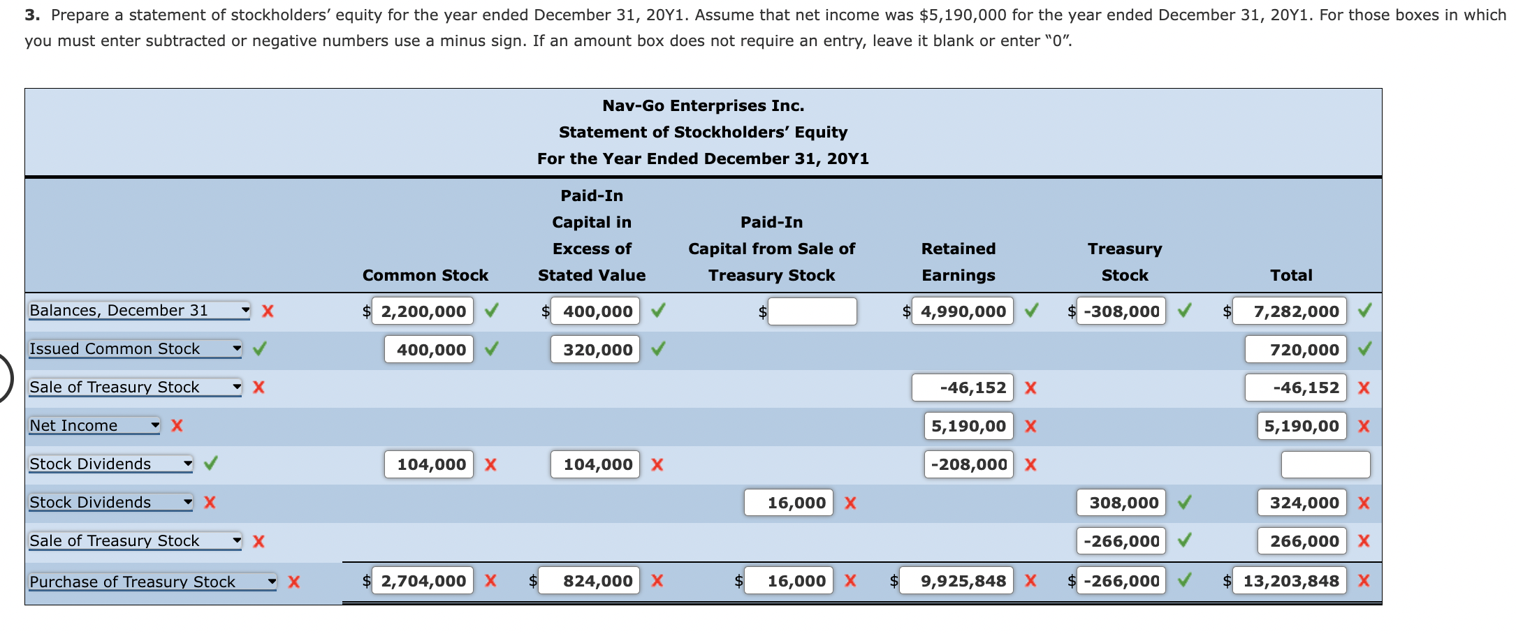 Solved Entries for Selected Corporate Transactions Nav-Go | Chegg.com