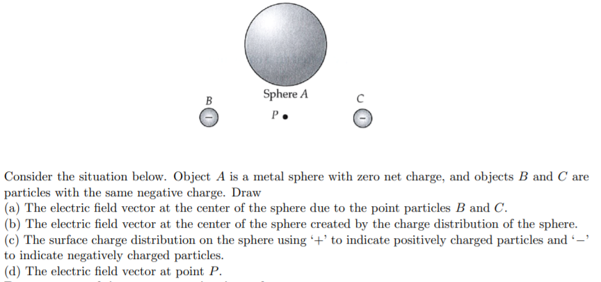 Solved Sphere A P. Consider the situation below. Object A is | Chegg.com
