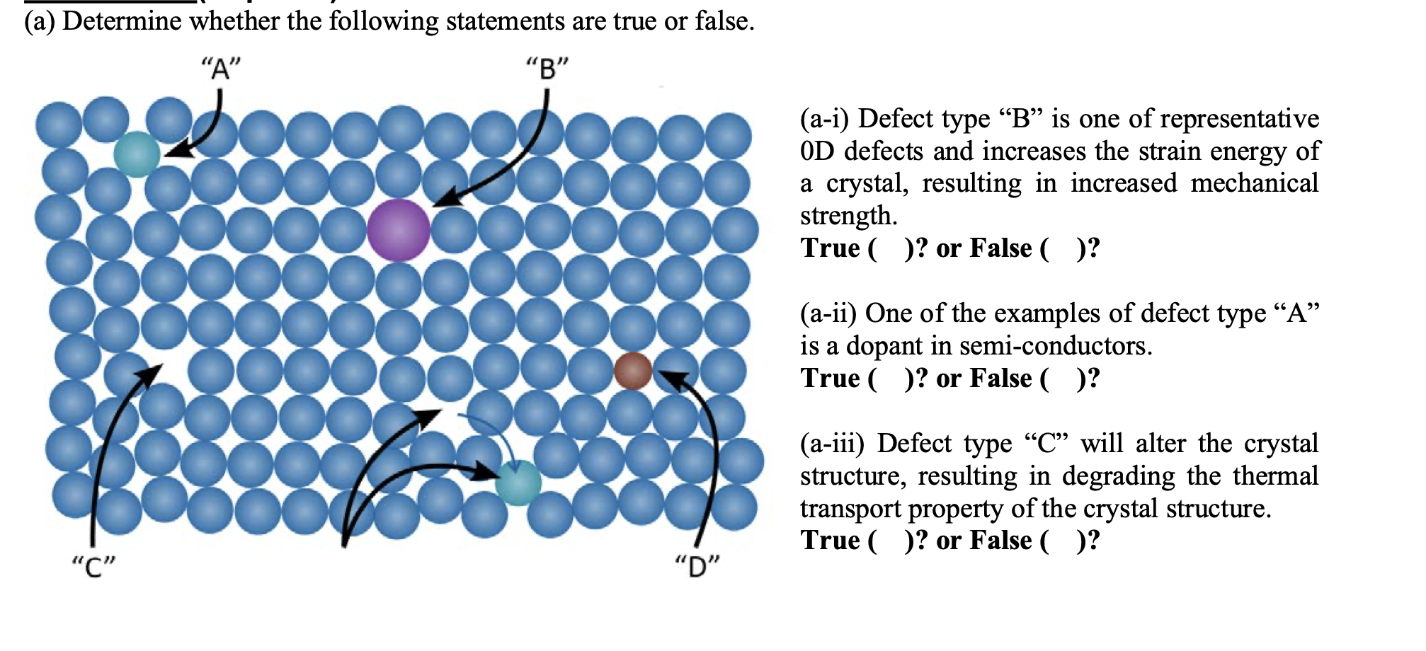 Solved (a) Determine whether the following statements are | Chegg.com