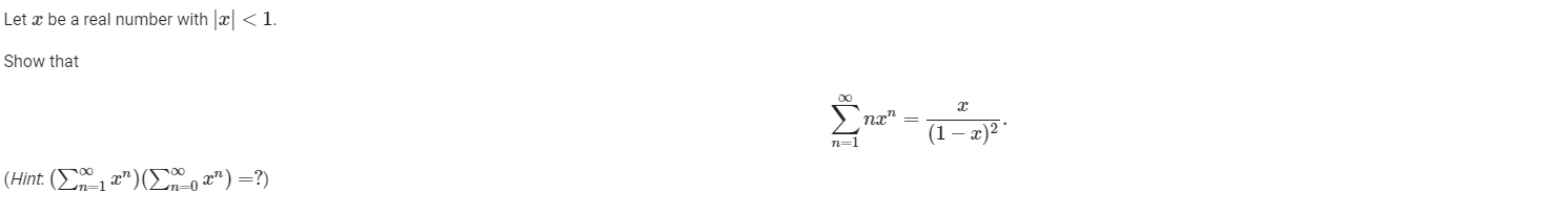 Solved Let x be a real number with 2