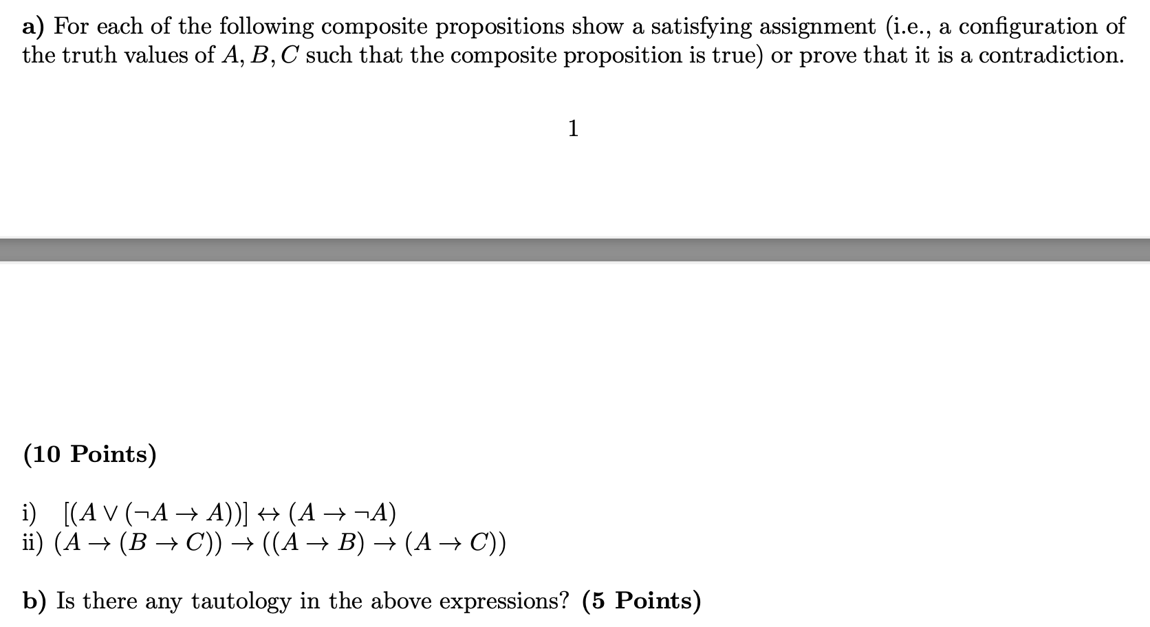 Solved a) For each of the following composite propositions | Chegg.com