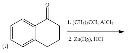 Solved Why does the (CH3)3CCl group goes on the benzene | Chegg.com