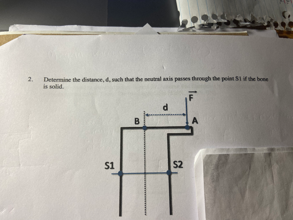 Solved 2. Determine the distance, d, such that the neutral | Chegg.com