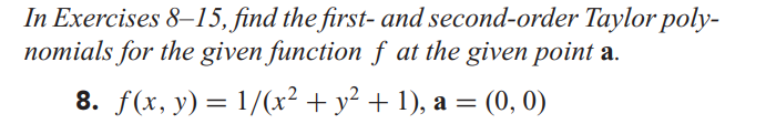 PLEASE SOLVE THIS PROBLEM USING THE HESSIAN MATRIXIn | Chegg.com