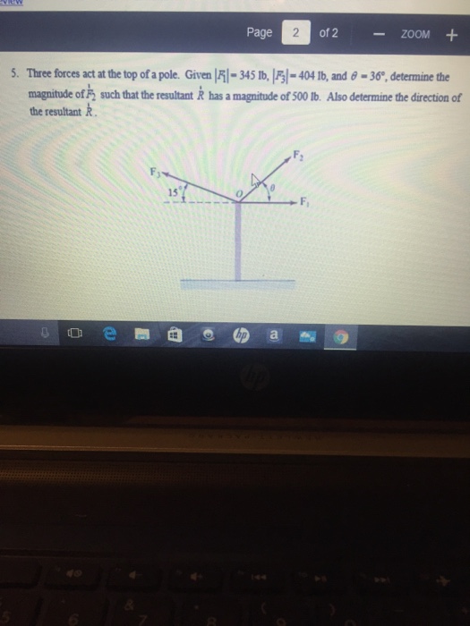 Solved Three forces act it the top of a pole Given |F_1| = | Chegg.com Solved Three forces act it the top of a pole Given |F_1| = | Chegg.com