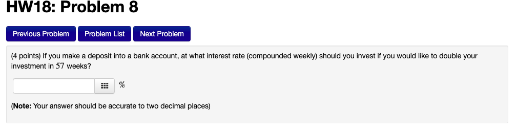 Solved HW18: Problem 8 Previous Problem Problem List Next | Chegg.com