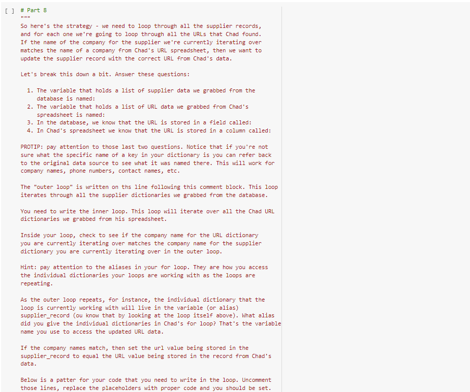 # Part 0.1 # This only needs to be run the very first | Chegg.com