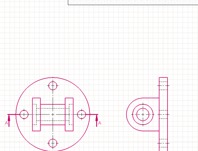 Please complete the section view and the isometric by | Chegg.com