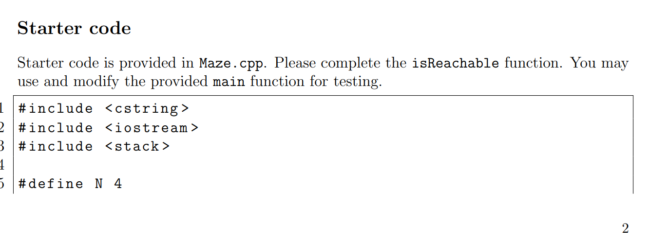 Solved You are given a maze as N X M binary matrix of blocks | Chegg.com