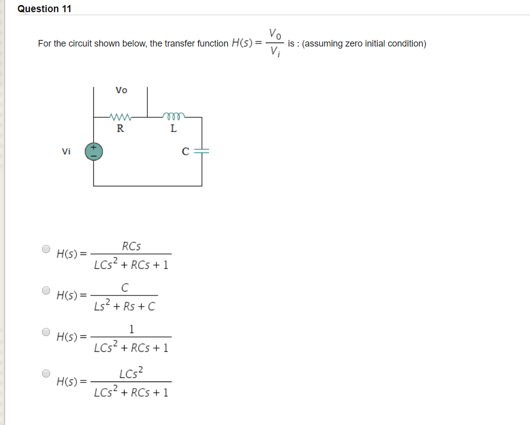 Solved Question 8 The unit step response of a control system | Chegg.com