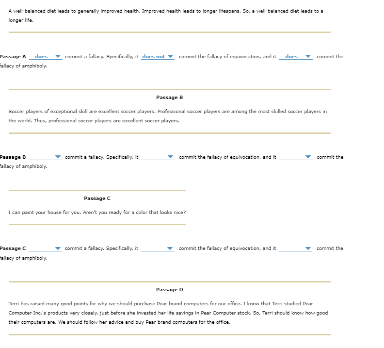 14 . Equivocation and AmphibolyIn this exercise, you | Chegg.com