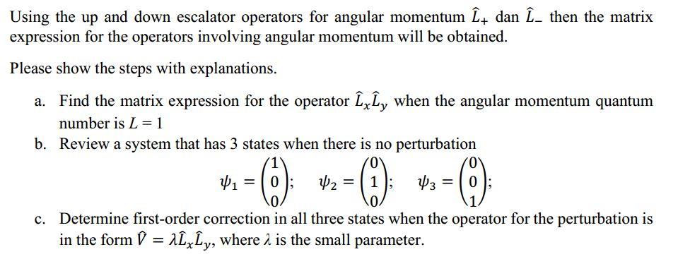 Solved Using the up and down escalator operators for angular | Chegg.com