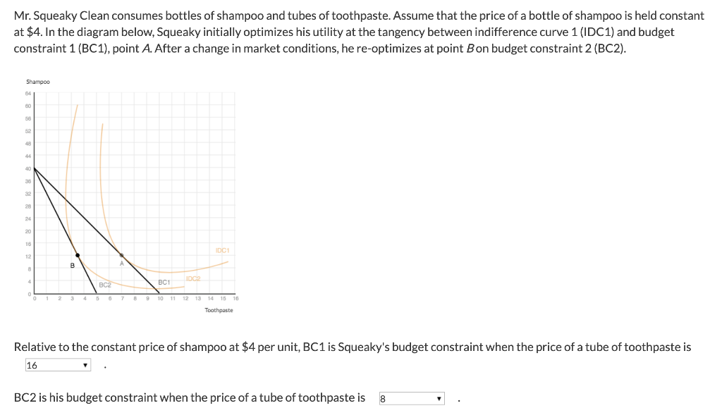 Solved Mr. Squeaky Clean consumes bottles of shampoo and | Chegg.com