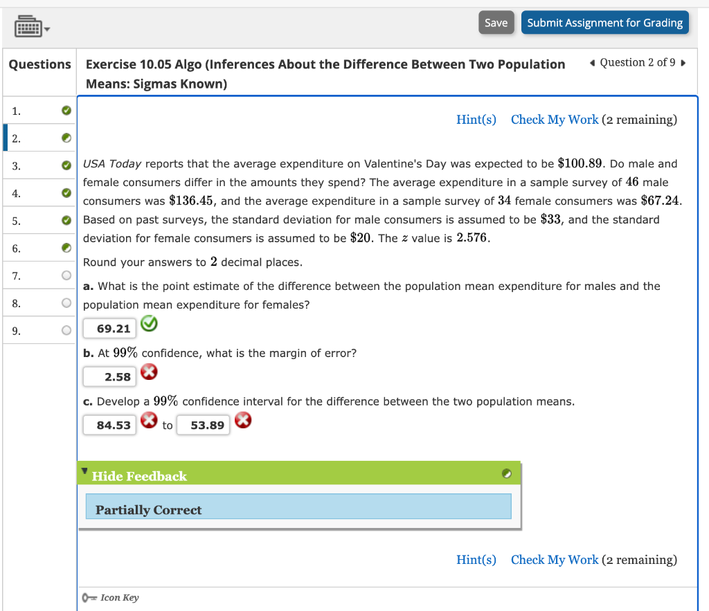Solved Estions Exercise 1005 Algo Inferences About The 