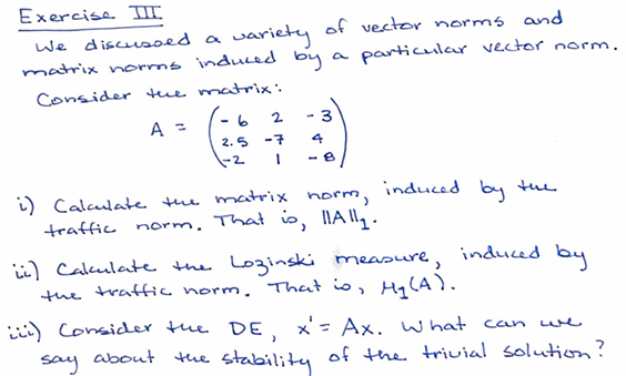 Solved We discusoed a variety of vector norms and Exercise | Chegg.com Solved We discusoed a variety of vector norms and Exercise | Chegg.com