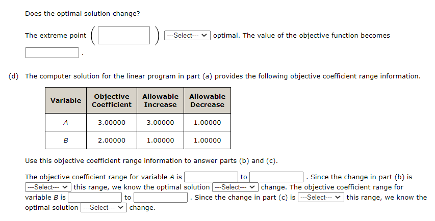Solved Consider the following linear program. Max 3A + 2B | Chegg.com