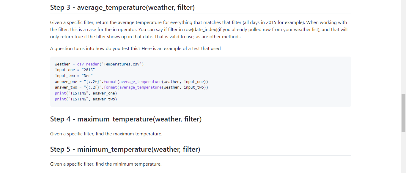 Solved Keeping track of which index is which column in a CSV | Chegg.com