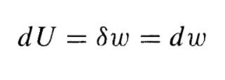 Solved dU = δω = dw | Chegg.com