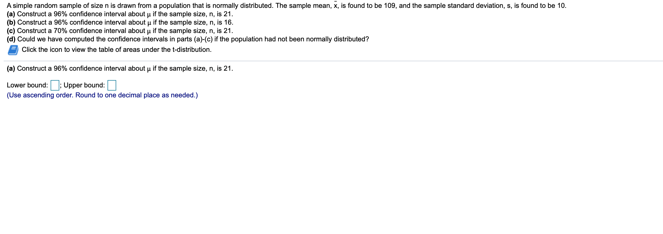 Solved A simple random sample of size n is drawn from a | Chegg.com