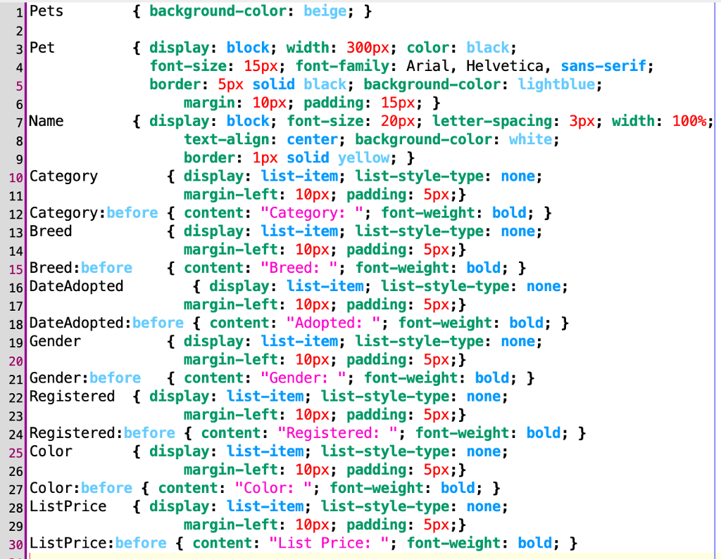 Solved I Have A Css File And A Xml File That I Need To Be 