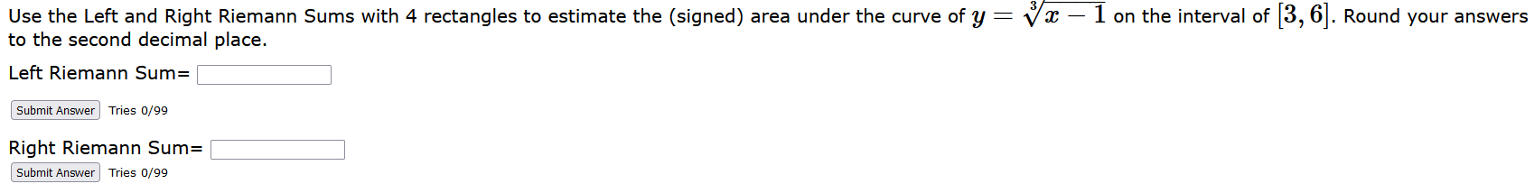 Solved Use the Left and Right Riemann Sums with 4 rectangles | Chegg.com