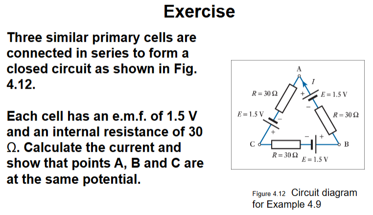 ExerciseThree similar primary cells areconnected in | Chegg.com