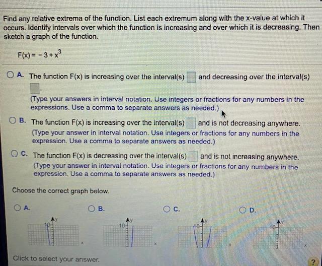 Solved Find any relative extrema of the function. List each | Chegg.com
