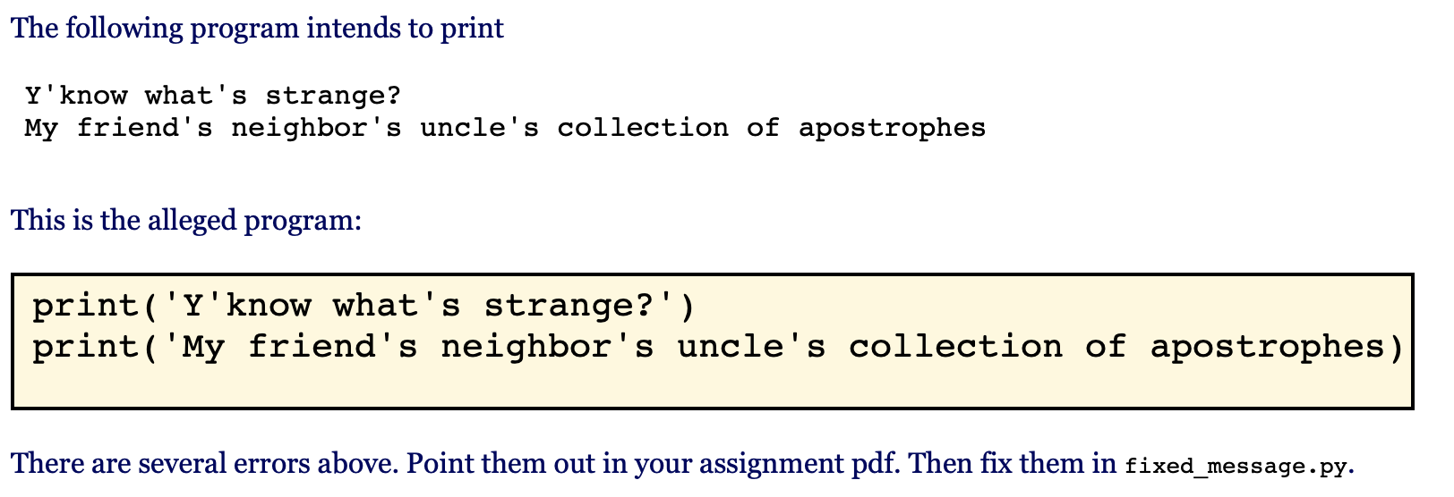 Solved What are the errors in this program and how do I | Chegg.com