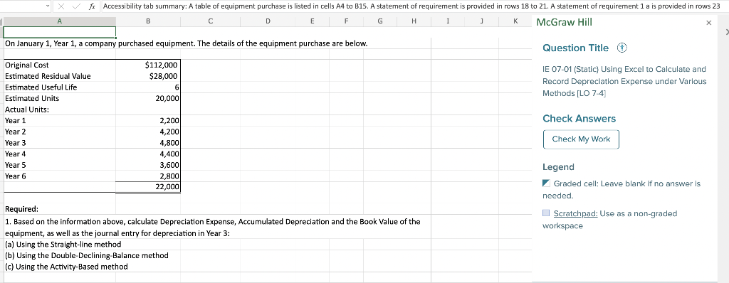 Solved A On January 1, Year 1, a company purchased | Chegg.com