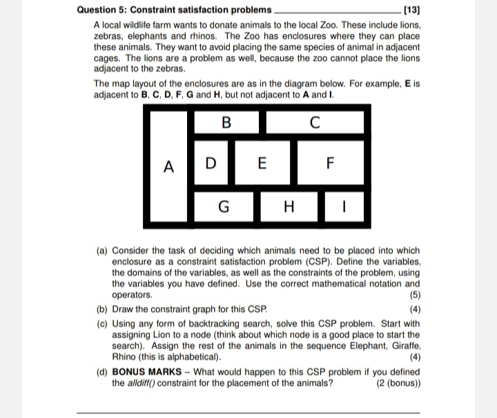 Solved Question 4: Decision treesQuestion 5: Constraint | Chegg.com