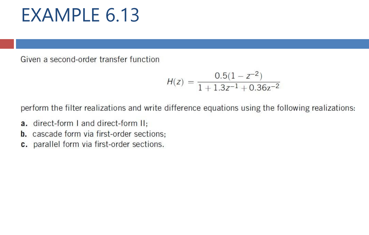 Solved Given a second-order transfer function | Chegg.com