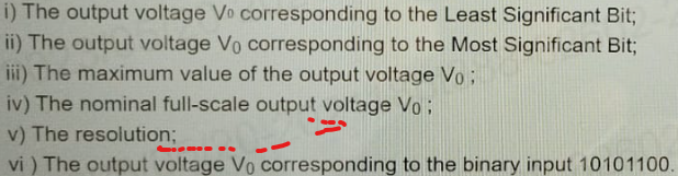 Solved A Weighted Resistor Digital-to-Analog Converter has | Chegg.com