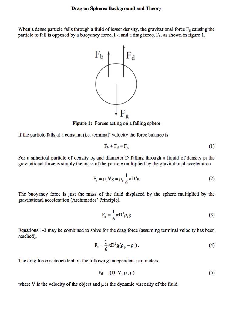 Solved Problem 1: Review the background and theory of the | Chegg.com