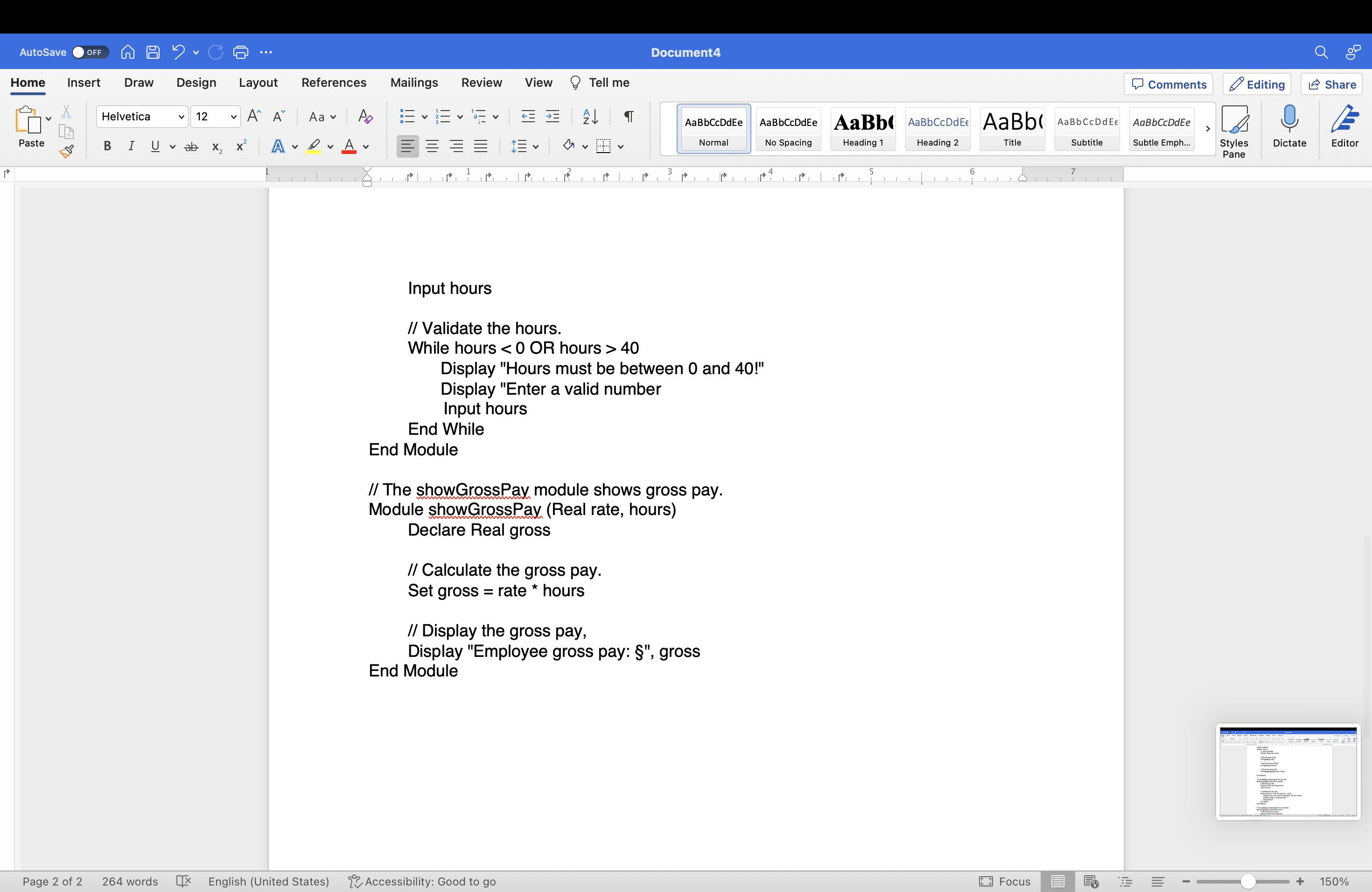 Solved Programming Exercises 1. Payroll Program with Input | Chegg.com