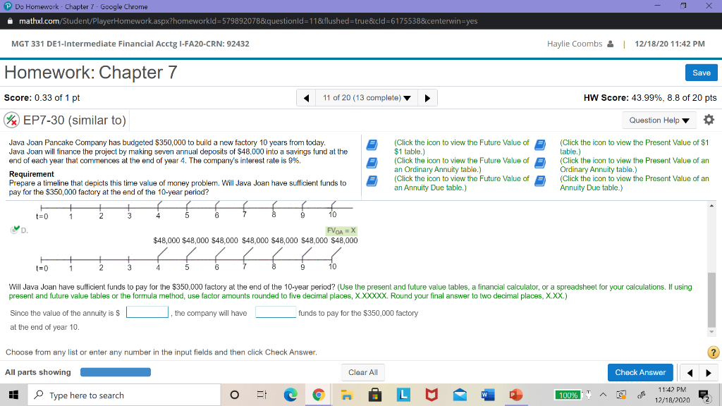 Solved Do Homework - Chapter 7 - Google Chrome | Chegg.com