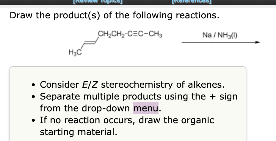 Solved Draw The Product S Of The Following Reactions