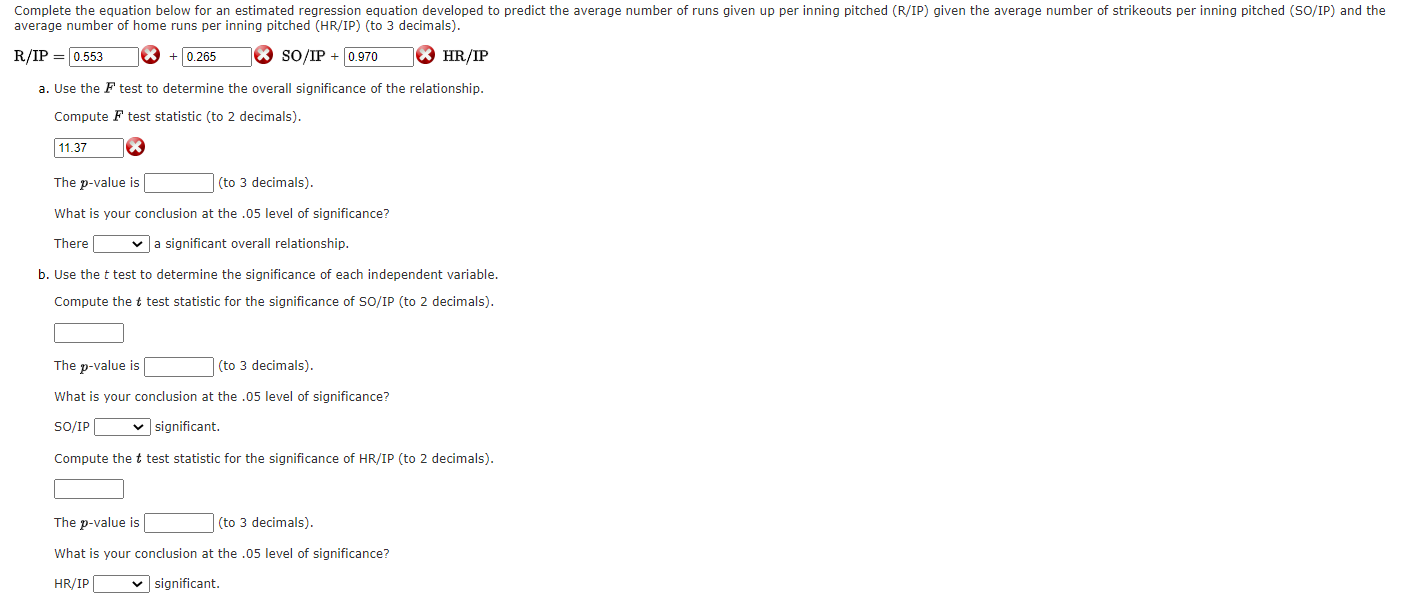 Solved average number of home runs per inning pitched | Chegg.com